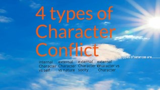 4 types of Character Conflict at emaze Presentation
