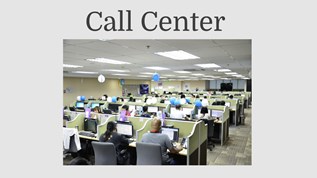 Call Center at emaze Presentation