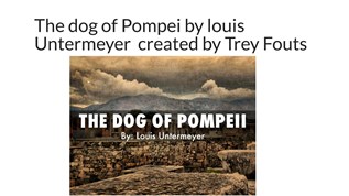 The dog of pompeii at emaze Presentation