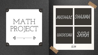 MATH PROJECT12.54 at emaze Presentation