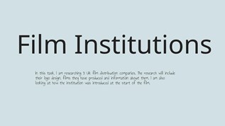 Film Institutions at emaze Presentation