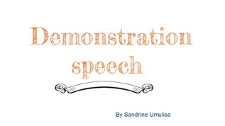 Demonstration At Emaze Presentation