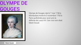 Olympe de gouges20th at emaze Presentation