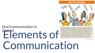 Elements of communication at emaze Presentation