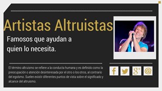 Artistas aLTRUISTAS at emaze Presentation