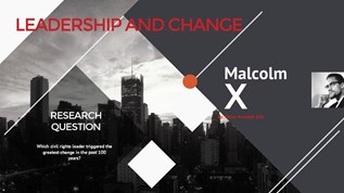 Malcolm X at emaze Presentation