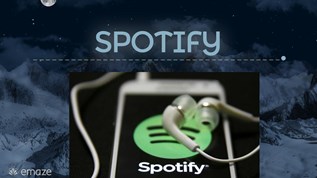 SPOTIFY at emaze Presentation