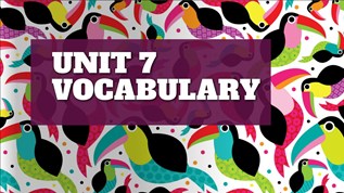 Unit 7 Vocabulary at emaze Presentation