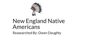 New England Colonies Native at emaze Presentation