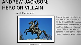 Andrew jackson: Hero at emaze Presentation