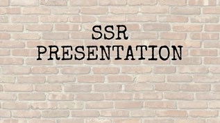 SSR Presentation at emaze Presentation