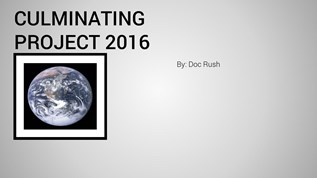 culminating project at emaze Presentation