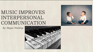 Music & Interpersonal Communication at emaze Presentation