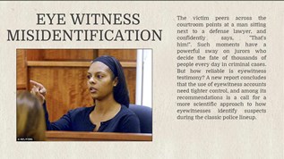 Eyewitness misidentification at emaze Presentation