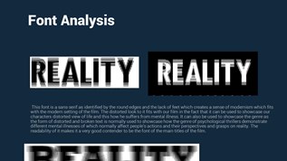 Font Analysis on emaze