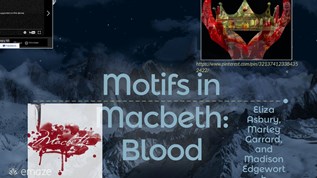 Motifs in Macbeth: Blood at emaze Presentation