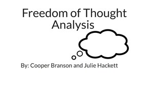 Freedom of Thought Presentation at emaze Presentation