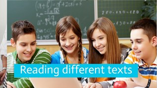 Reading a text at emaze Presentation