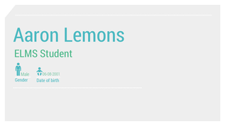 About Aaron Lemons at emaze Presentation