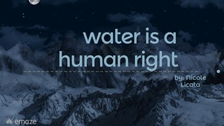 water is a human right at emaze Presentation