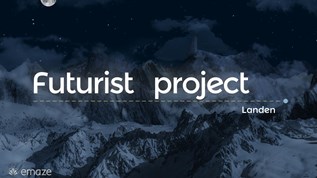 Futurist project at emaze Presentation