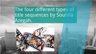 The four different types of title sequences at emaze Presentation