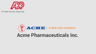 Acme Pharma at emaze Presentation