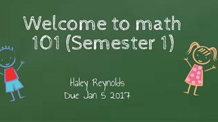Welcome to math 101 at emaze Presentation