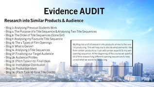 Evidence Audit at emaze Presentation