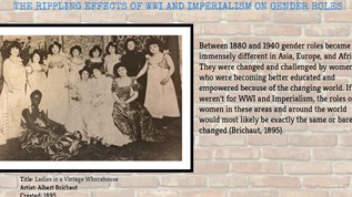 Gender Roles and How They Were Changed by Imperialism and WWI-Holly ...