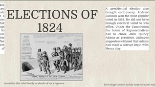 Elections of 1824 at emaze Presentation