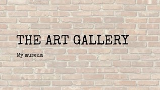 The museum template at emaze Presentation