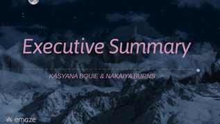 Executive Summary at emaze Presentation
