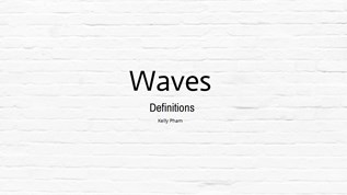 wave definitions at emaze Presentation