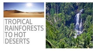 Tropical Rainforest to Hot desert at emaze Presentation