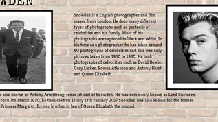 Snowden Photographer at emaze Presentation