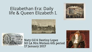 Elizabethan Era project at emaze Presentation