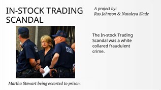 Instock Trading Scandal (me and my partner) at emaze Presentation