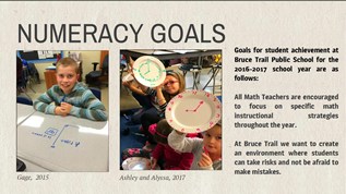 Numeracy Goals at emaze Presentation
