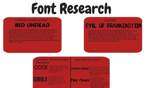 Font Research at emaze Presentation