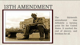 13th Amendment at emaze Presentation