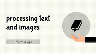 processing text and images at emaze Presentation