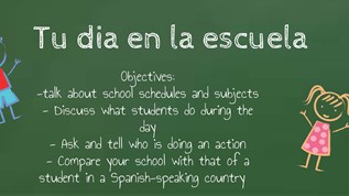 Tu dia en la escuela at emaze Presentation