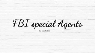 FBI SPECIAL AGENTS at emaze Presentation