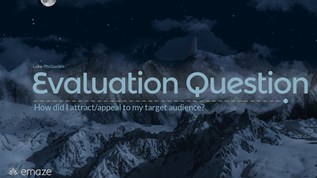 Evaluation Question at emaze Presentation