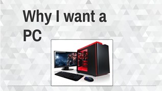 Why I want a PC at emaze Presentation