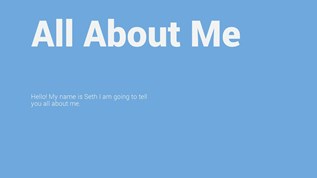 All About MeHello! at emaze Presentation