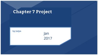 Chapter 7 Projectby at emaze Presentation