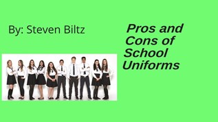 Pros and Cons of School Uniforms-Biltz at emaze Presentation