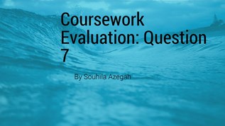 Coursework evaluation at emaze Presentation